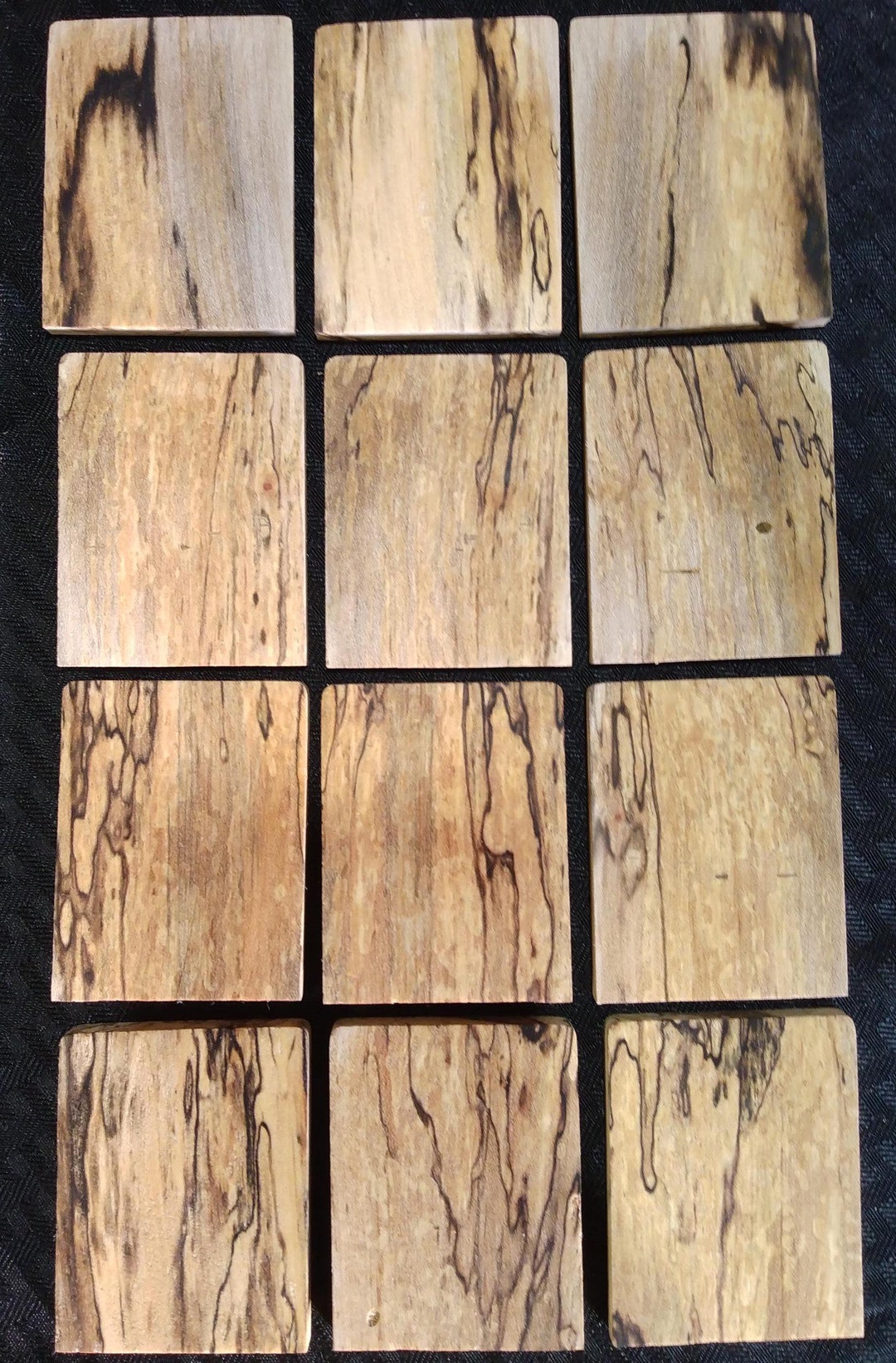 Spalted Maple Inlay Blanks 2 7/8x2 1/4x5/16 - Etsy