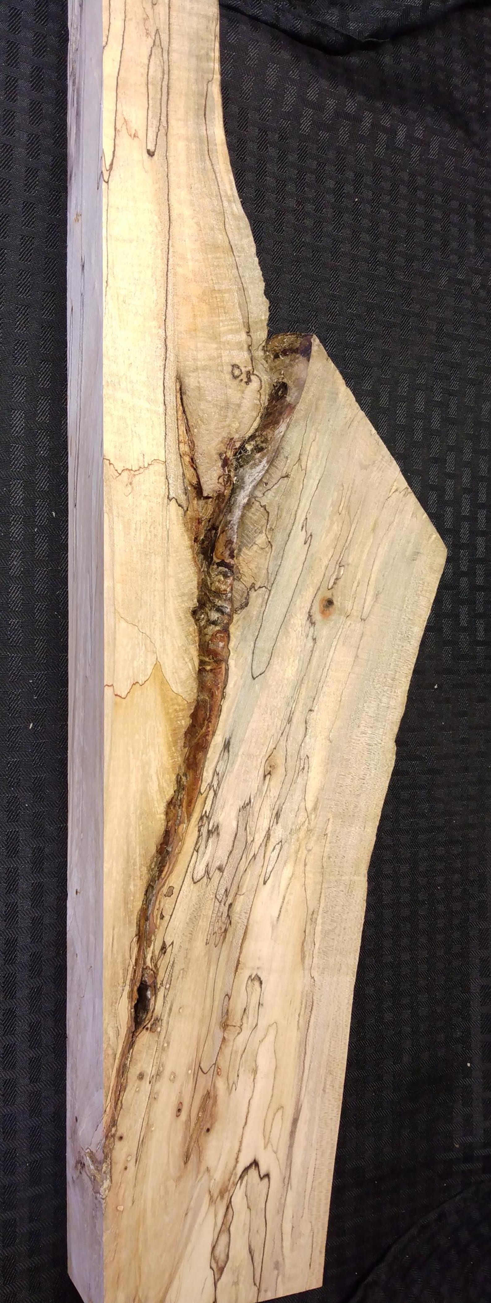 Spalted Maple Blank 12 | 7"x24" | Live Edge | - Etsy