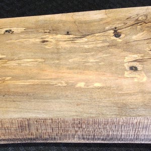 Spalted Maple Blank 04 | 7"x4" | Live Edge | - Etsy