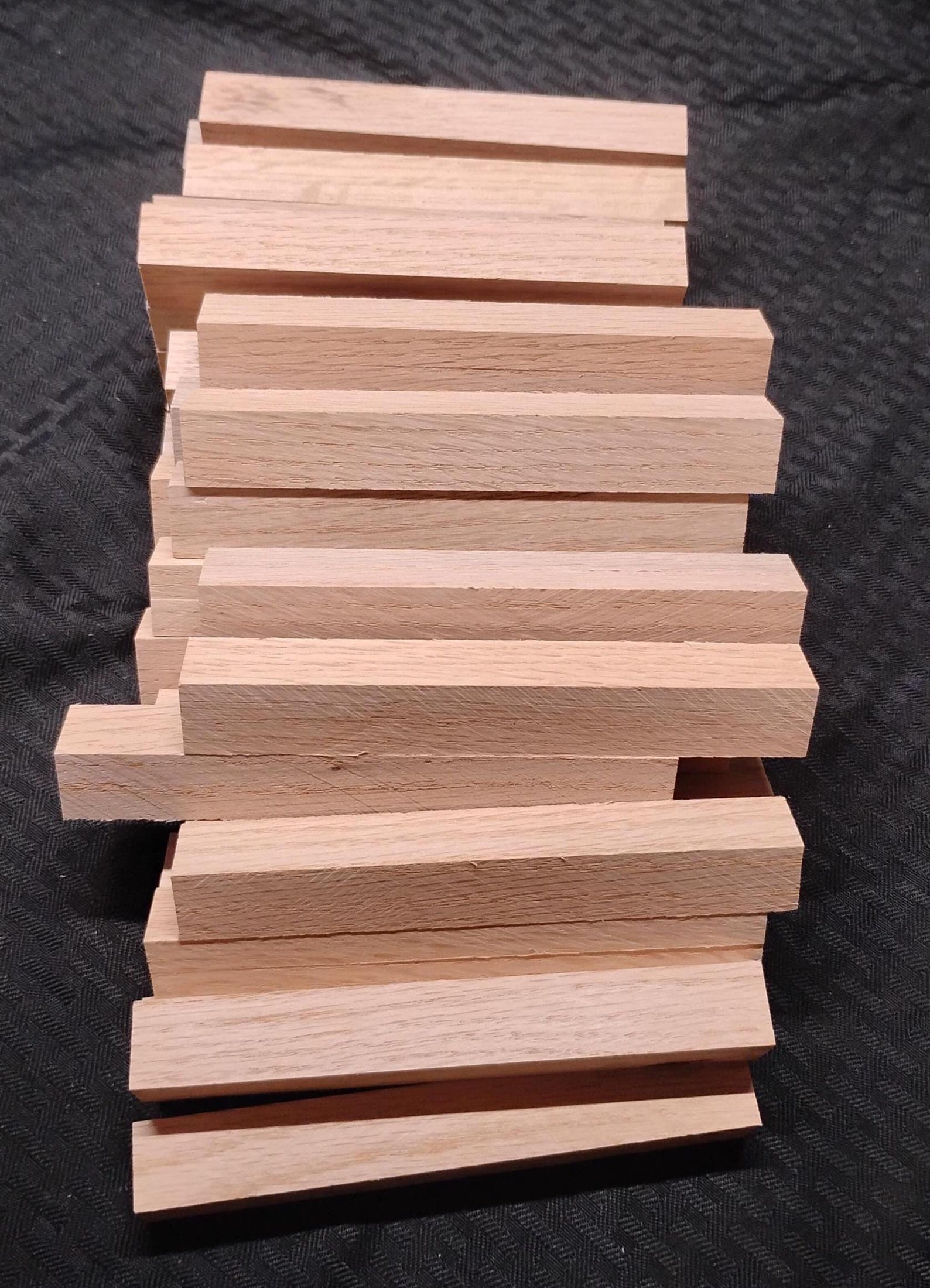 Red Oak Wood Pen Blanks: Woodturning Supplies (5, 10, or 20 Pack) - Etsy