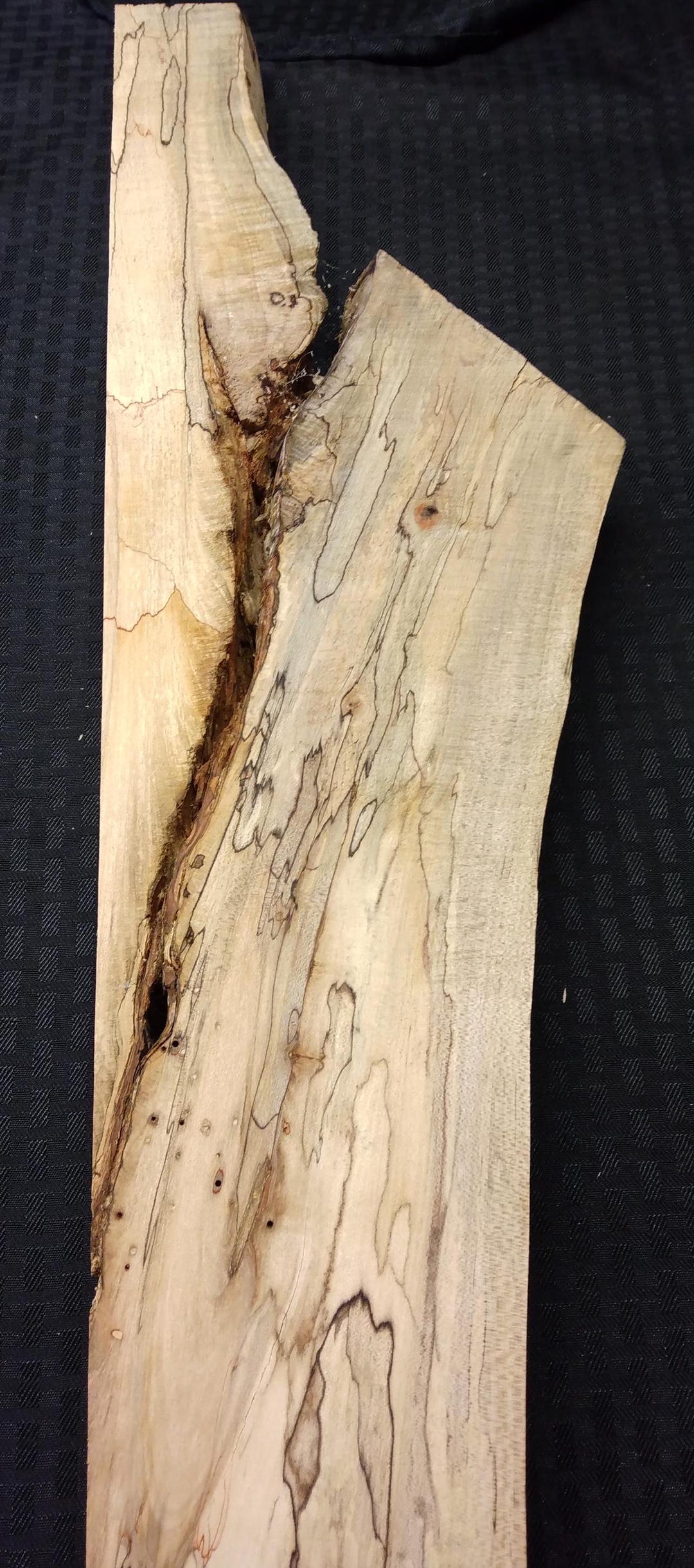 Spalted Maple Blank 12 | 7"x24" | Live Edge | - Etsy