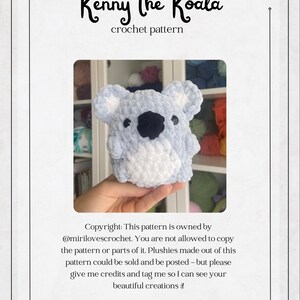 Kenny the Koala Crochet Pattern - Etsy