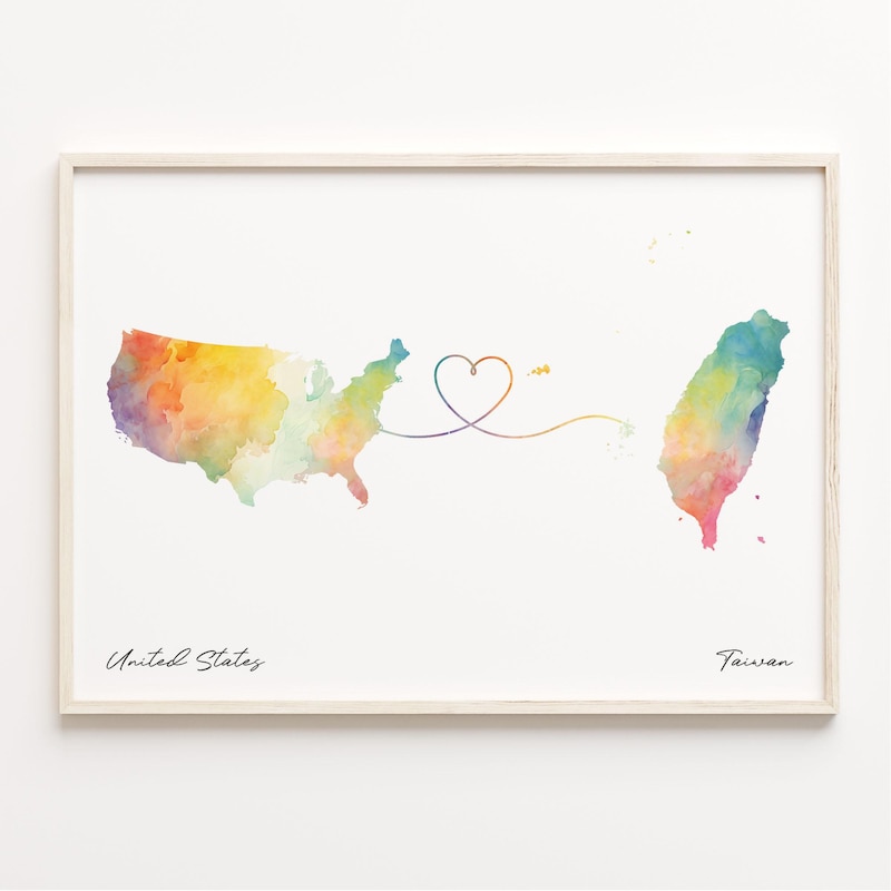 Taiwan Map Posters - Etsy