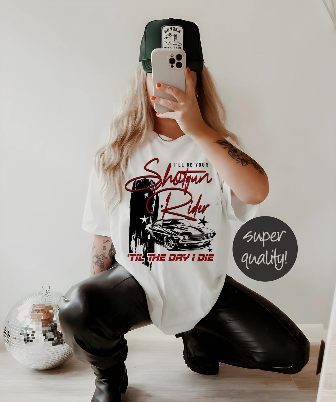 Shotgun Rider Graphic T-shirt, Comfort Colors Cowboy Carter - Beyonce ...