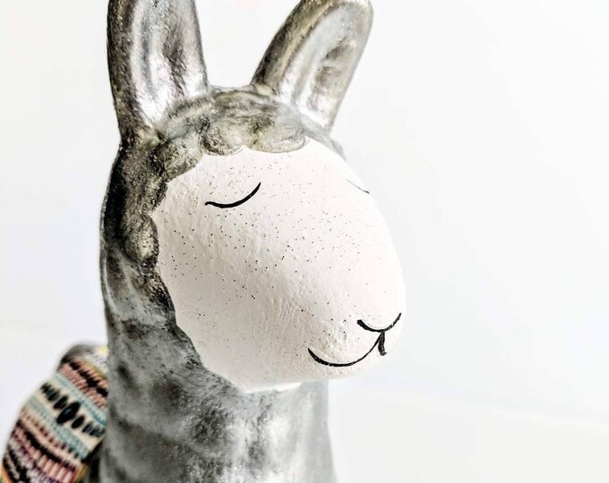 Llama Coin Bank: Hand Painted Ceramic Coin Bank Piggy Bank - Etsy