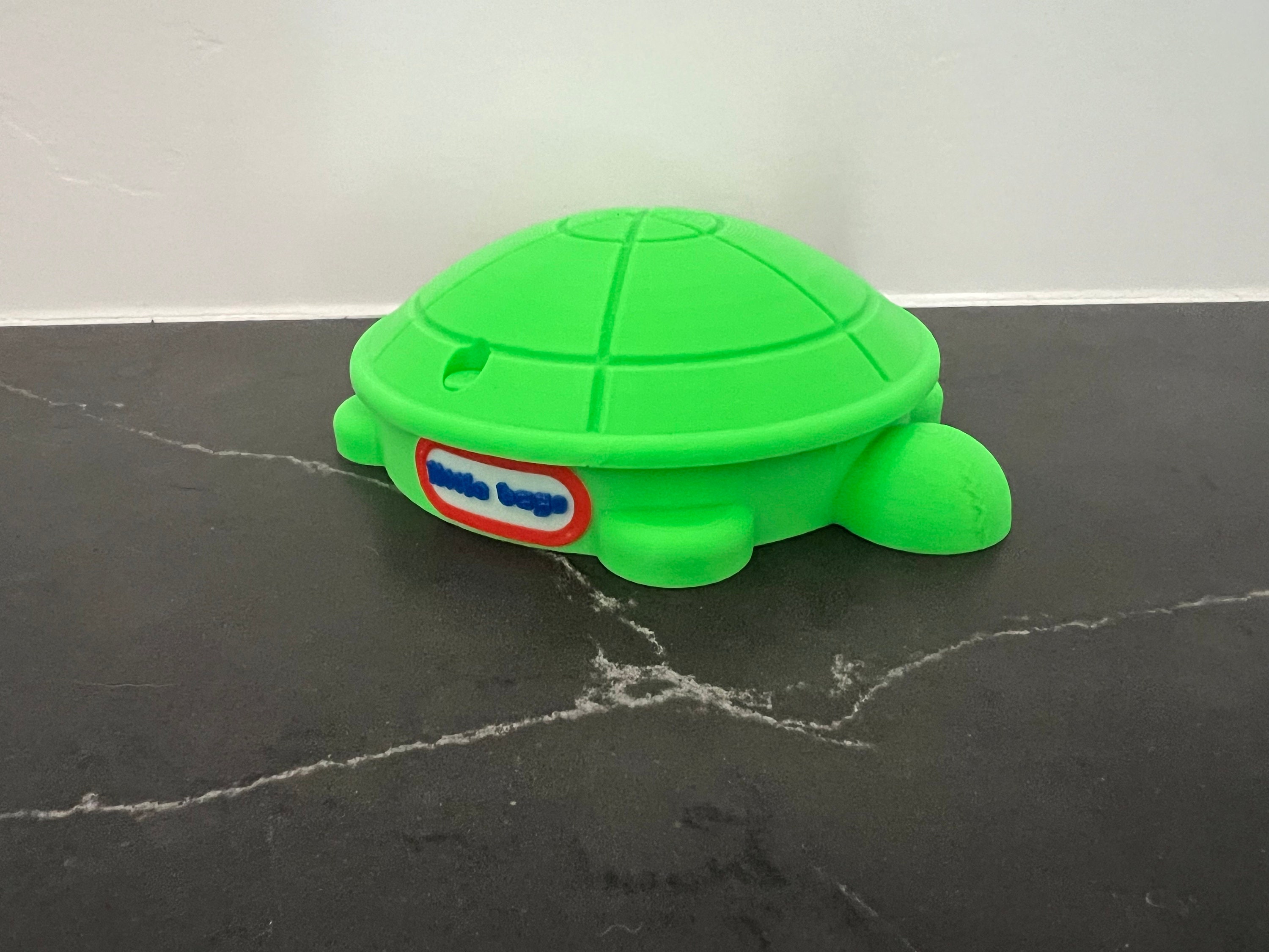 Non-toxic Customizable Retro Turtle Sandbox Feeder Dish | Feeding Dish ...