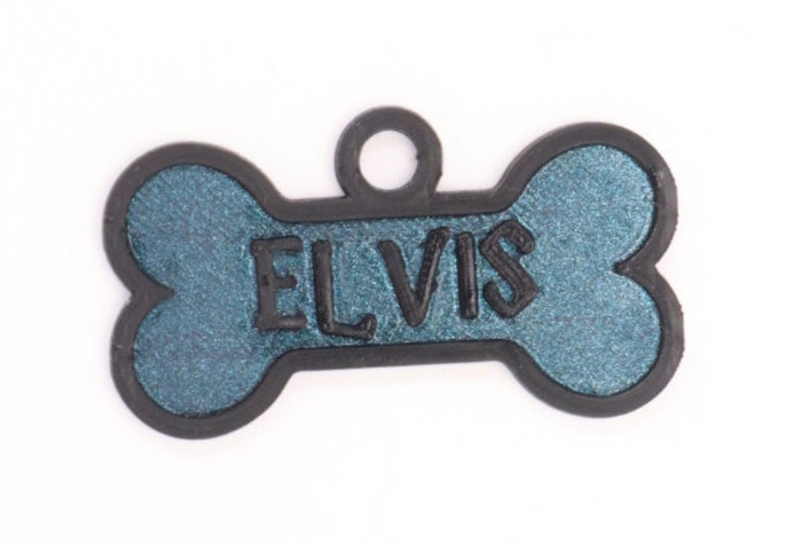 Customizable 3D Printed Dog Tag: Personalize Name, Colors, Contact Info ...