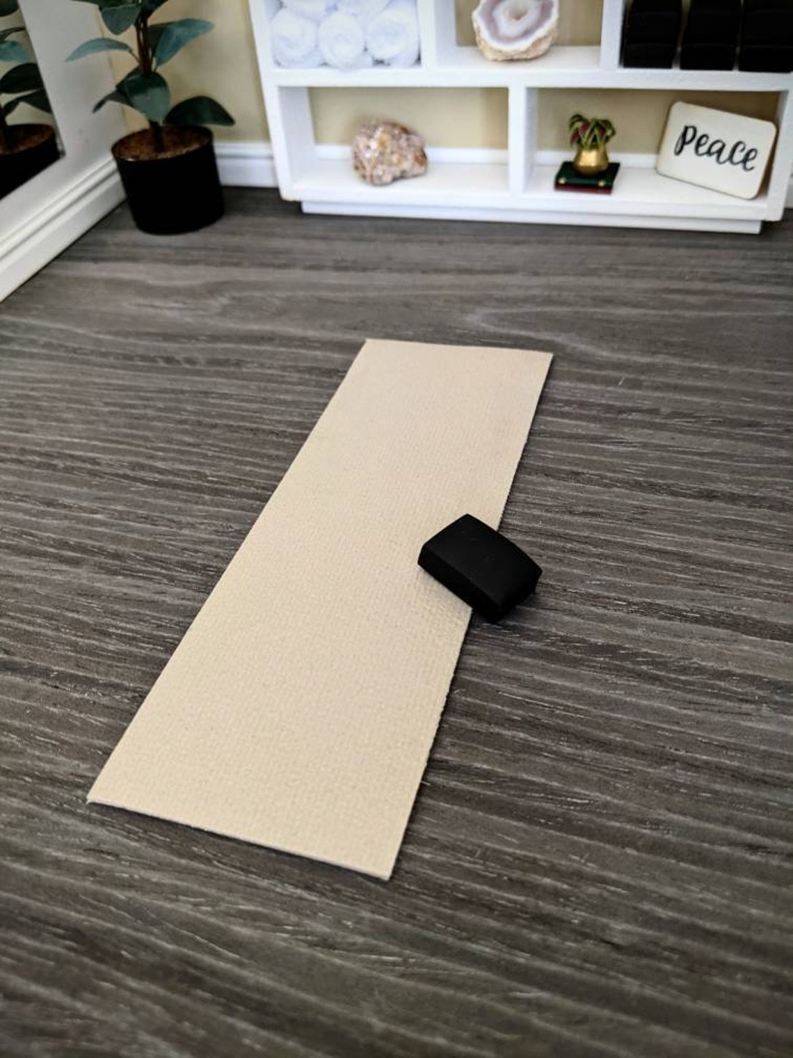 Dollhouse Miniature 1:12 Scale Yoga Mat and Yoga Block Qty 1 - Etsy