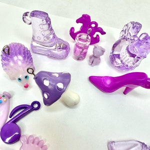 Purple Lovers Collection of Miniature Trinkets and Charms - Etsy