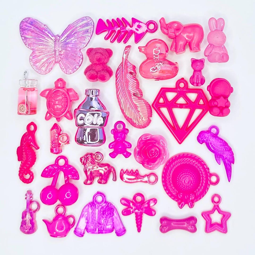 All Pink! Premium Collection of Miniature Trinkets and Charms - Etsy