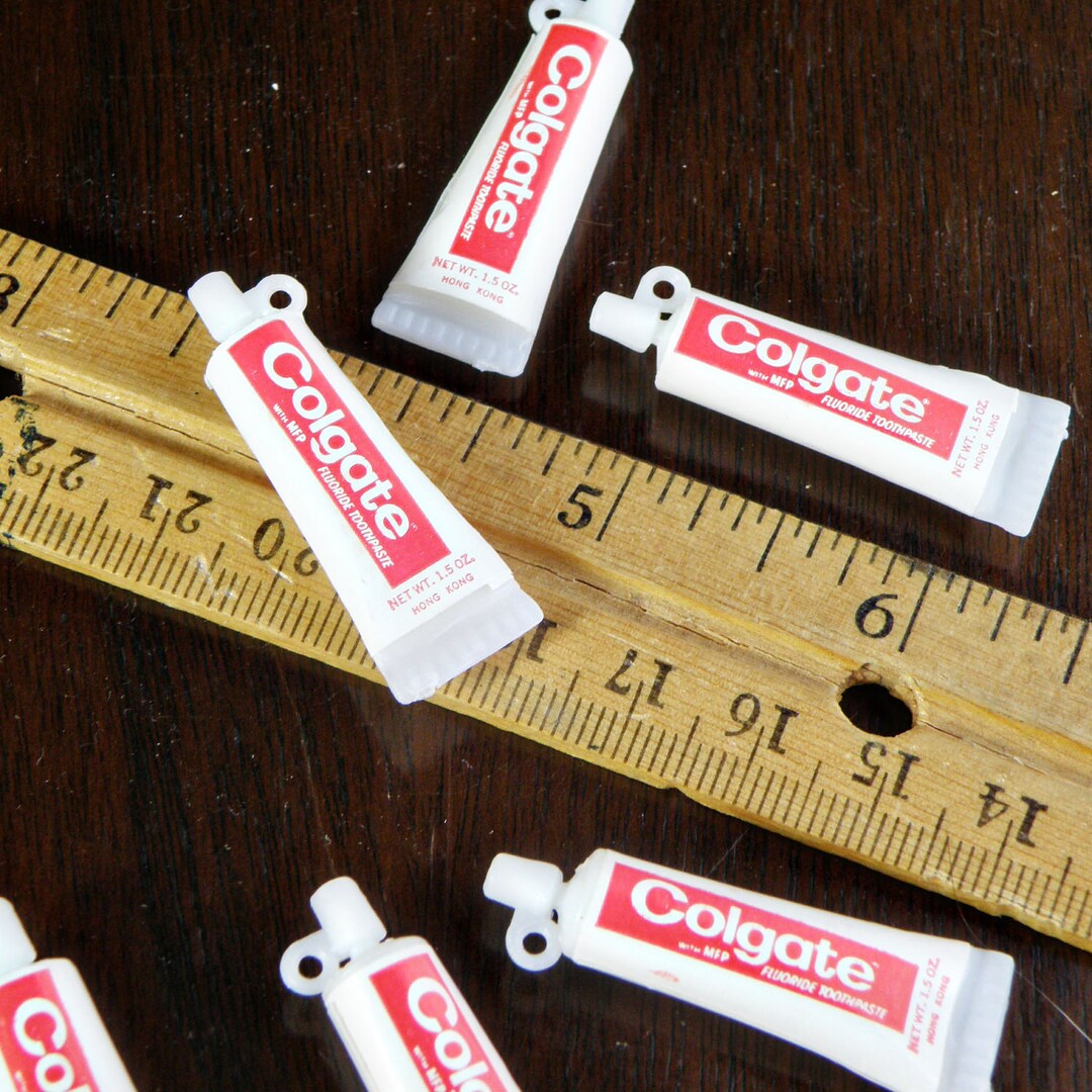 Toothpaste Charms (6) - Miniature Tubes of Toothpaste Set of 6 - Etsy