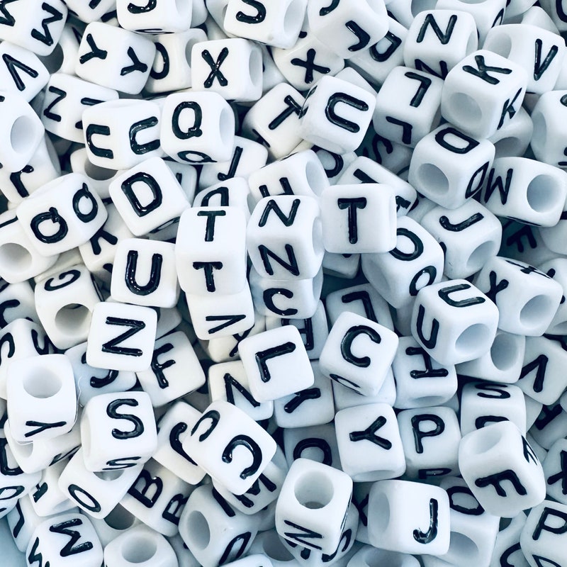 Alphabet Beads - Etsy