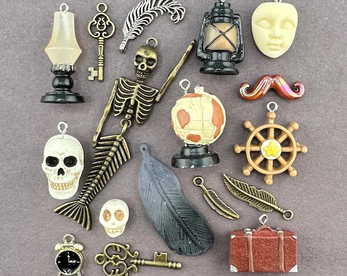 A Mystic Moon Gothic Collection of Miniature Trinkets and Charms - Etsy