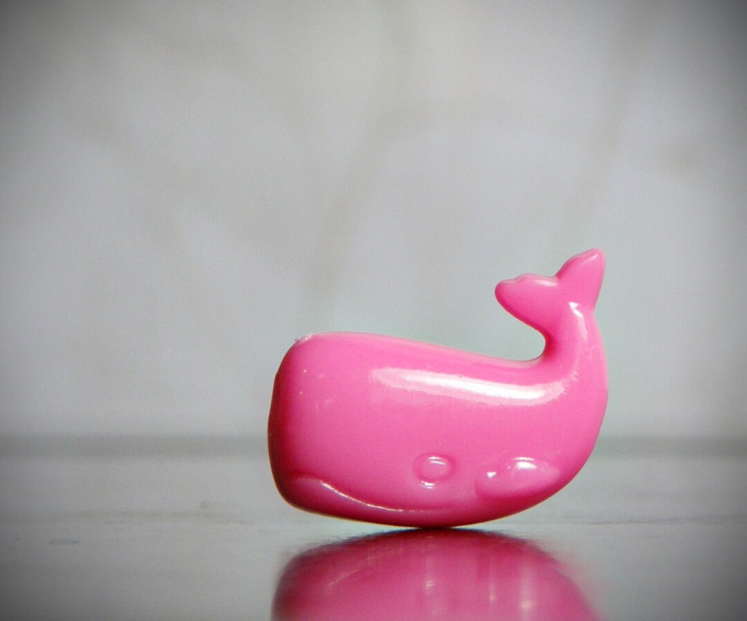 6 Pretty Pink Princess Whales - Etsy