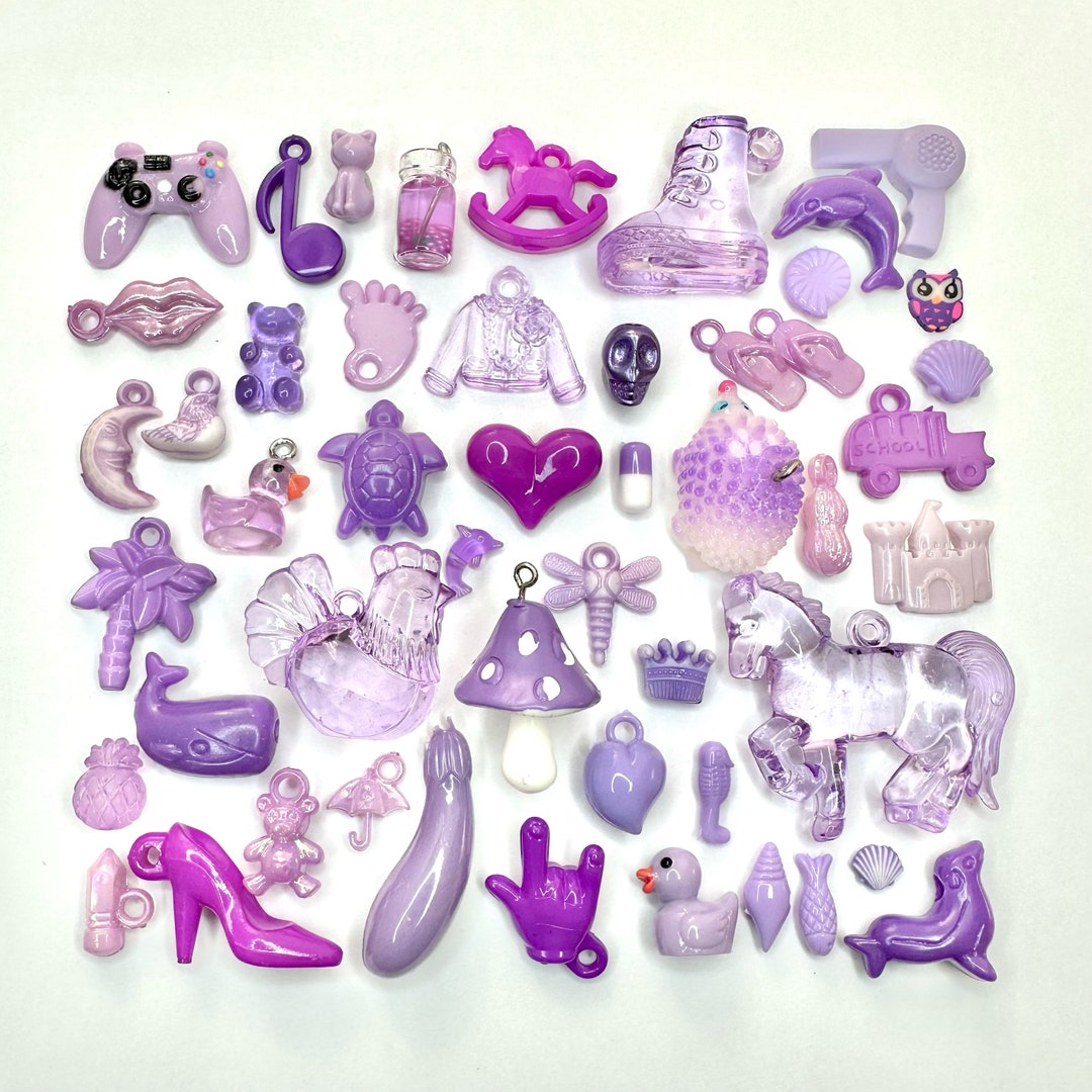 Purple Lovers Collection of Miniature Trinkets and Charms - Etsy