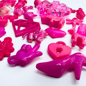 All Pink Premium Collection of Miniature Trinkets and Charms - Etsy