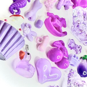 Purple Lovers Collection of Miniature Trinkets and Charms - Etsy