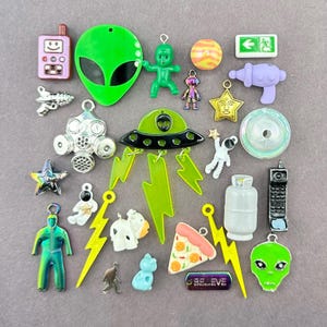 Alien Abduction Collection of Miniature Trinkets and Charms - Etsy