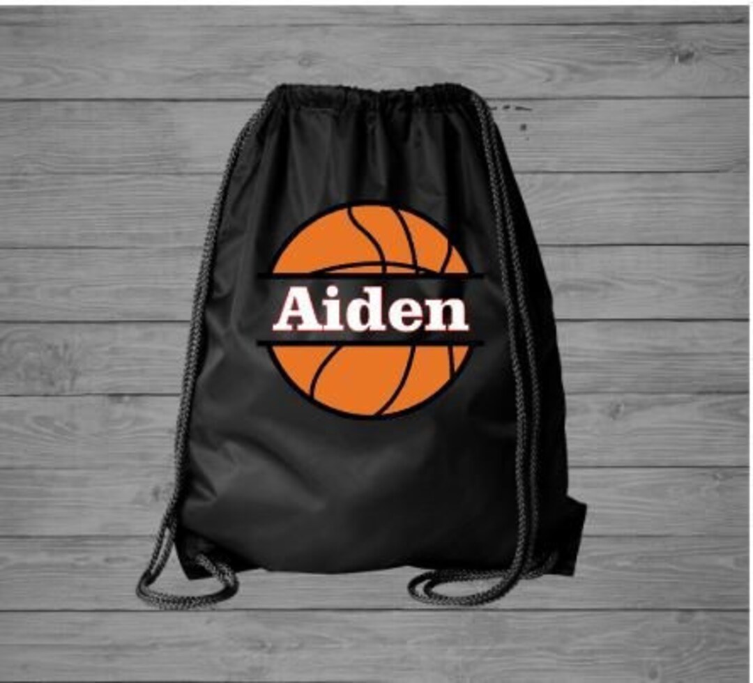 Boys Basketball Drawstring Backpack - Etsy