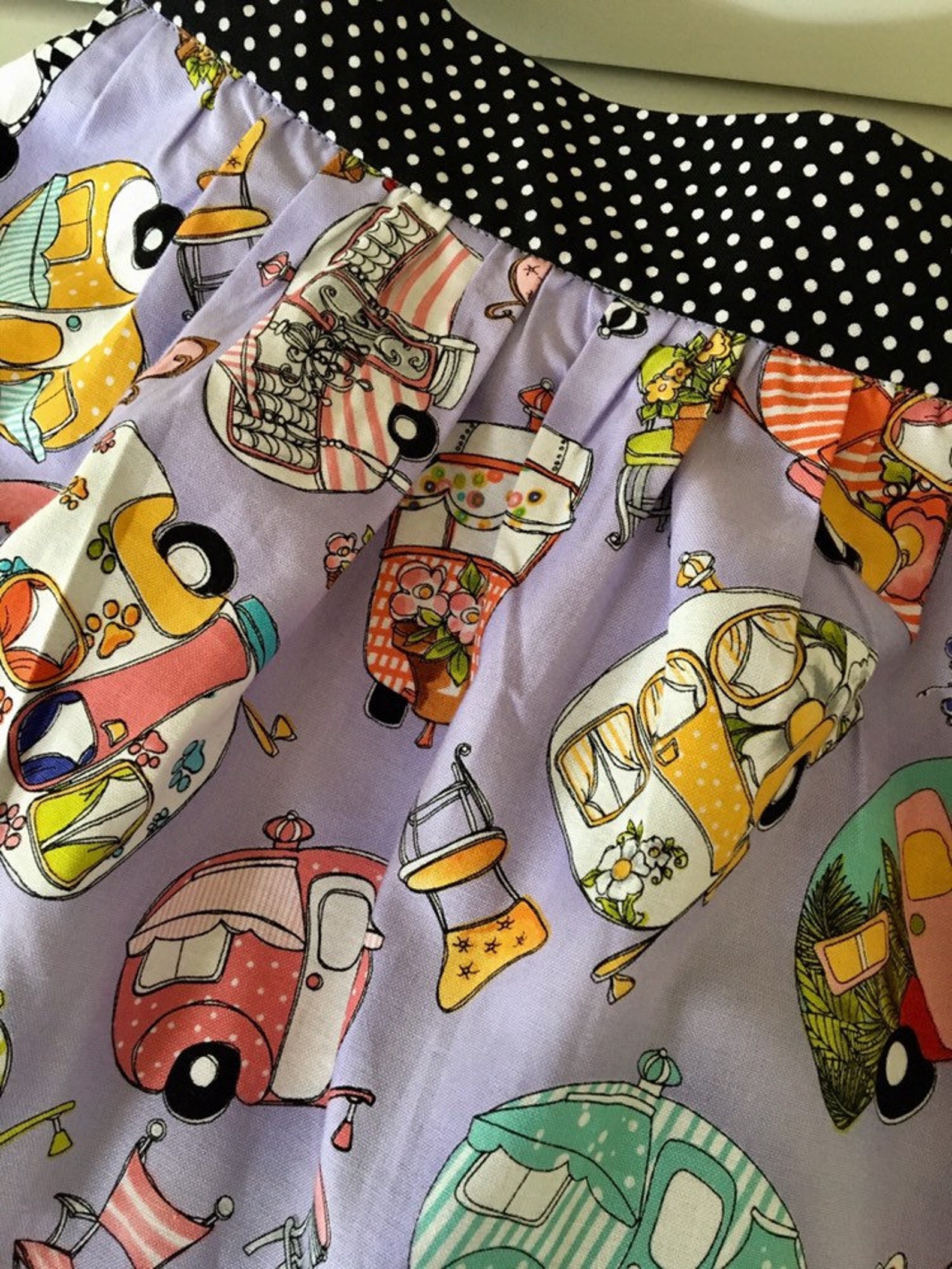 Glamping Trailer Apron Purple Glamping Apron Trailer Toss - Etsy