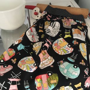 Glamping Trailer Apron, Ready to Ship, Retro Trailer Apron, Trailer ...