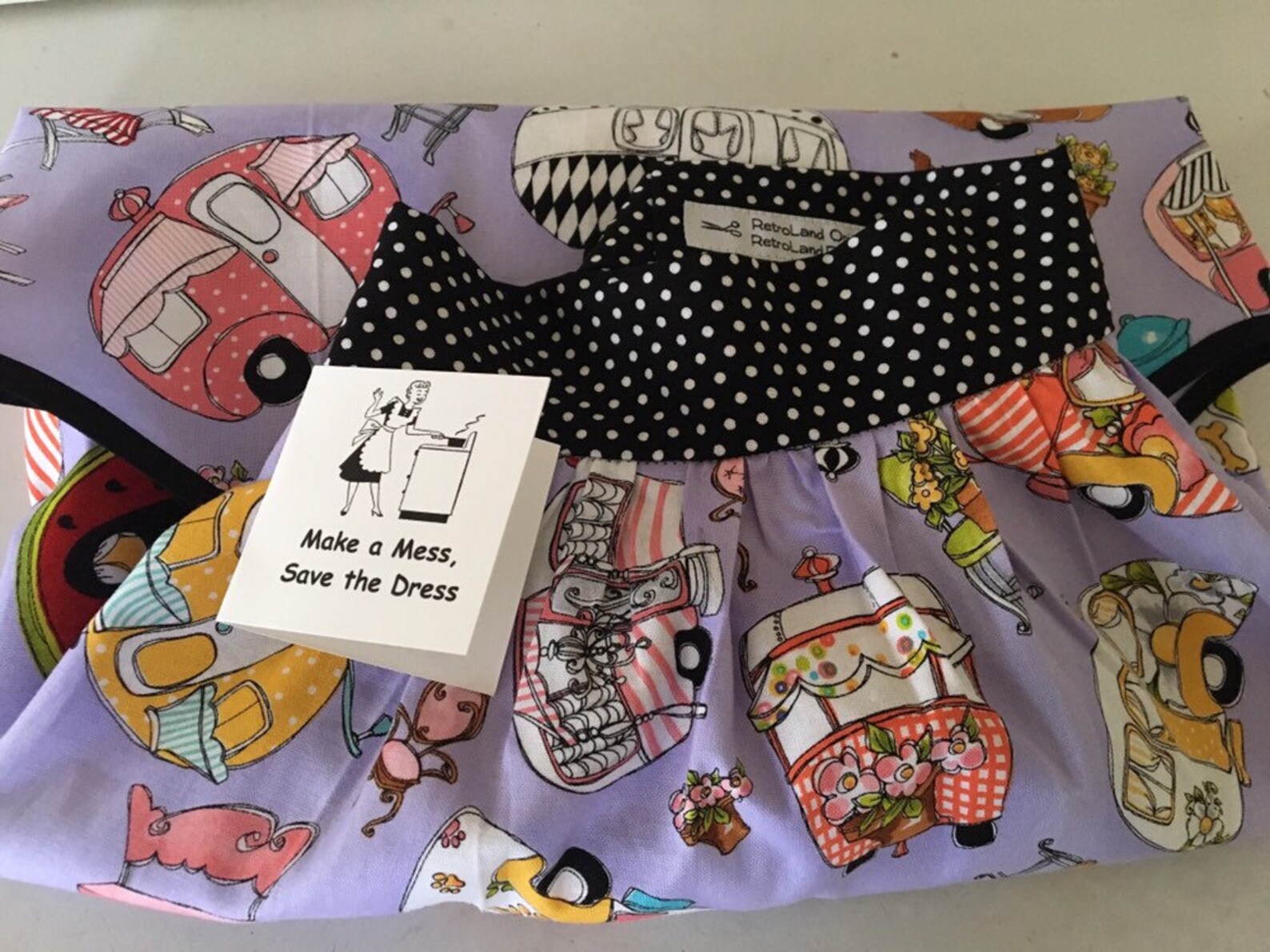 Glamping Trailer Apron Purple Glamping Apron Trailer Toss - Etsy