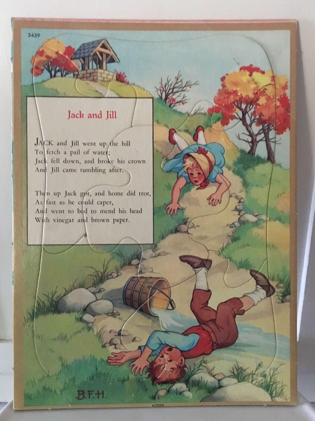 Jack & Jill Puzzle, Vintage Jack and Jill Puzzle, Vintage Lowe Puzzle ...