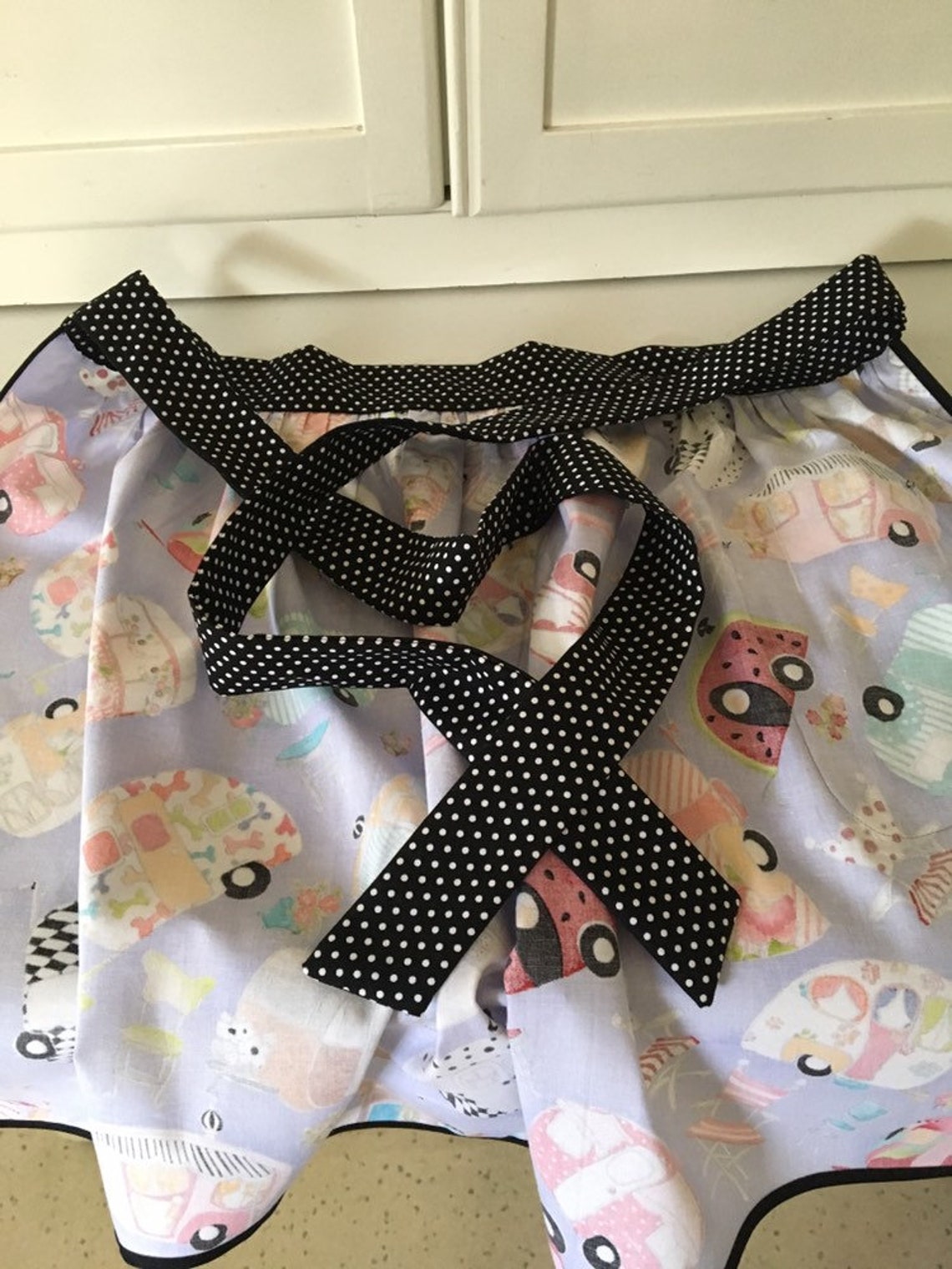 Glamping Trailer Apron Purple Glamping Apron Trailer Toss | Etsy