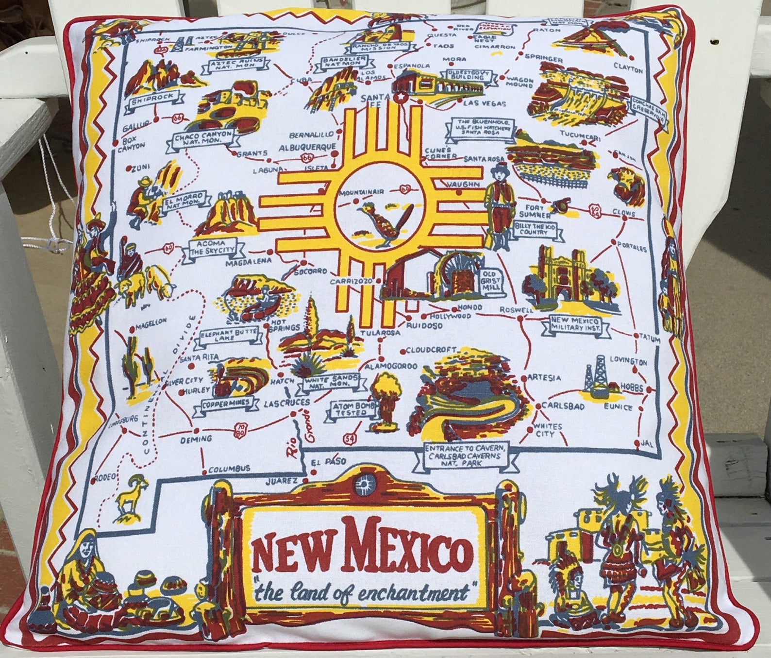 New Mexico Pillow Cover New Mexico Pillowcase New Mexico - Etsy