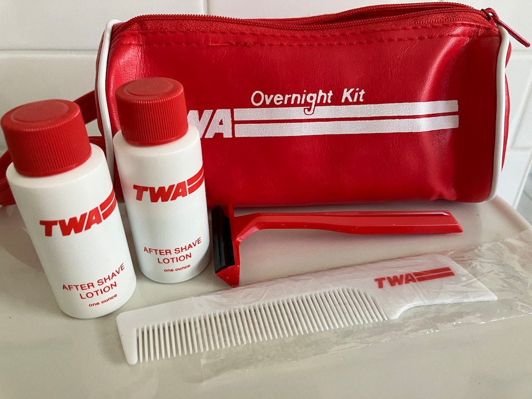 TWA Overnight Kit, NOS Sealed Vintage Twa Overnight Kit, TWA ...