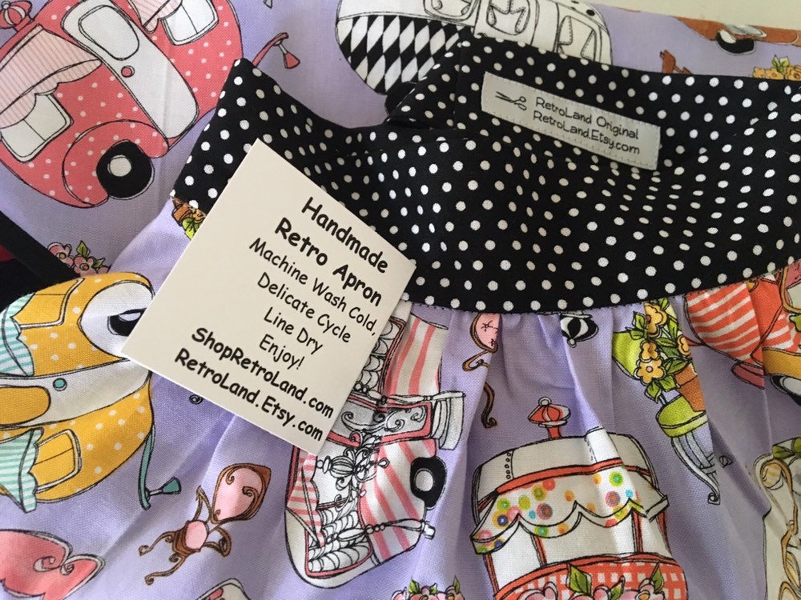 Glamping Trailer Apron Purple Glamping Apron Trailer Toss - Etsy