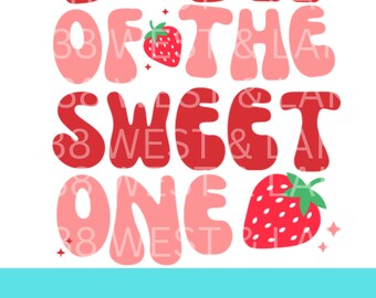 Dada of the Berry Sweet One Png | Digital Download | DTG & DTF Ready ...