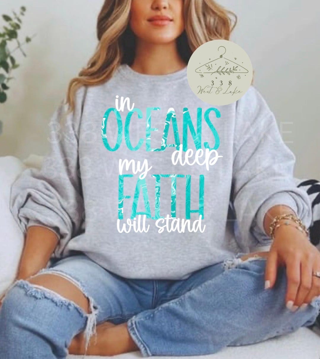 Oceans Deep My Faith Will Stand PNG - Etsy