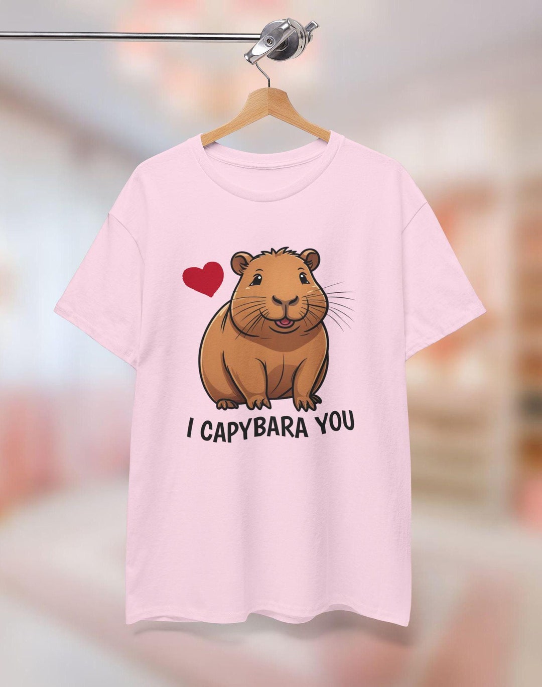 Cute Capybara i Capybara You Funny T-shirt, Limited Edition Vintage Tee ...