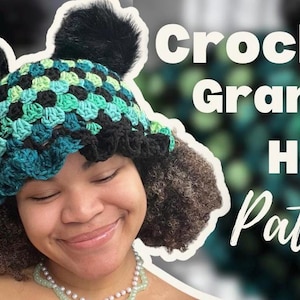 Crochet Granny Hat Pattern - Etsy
