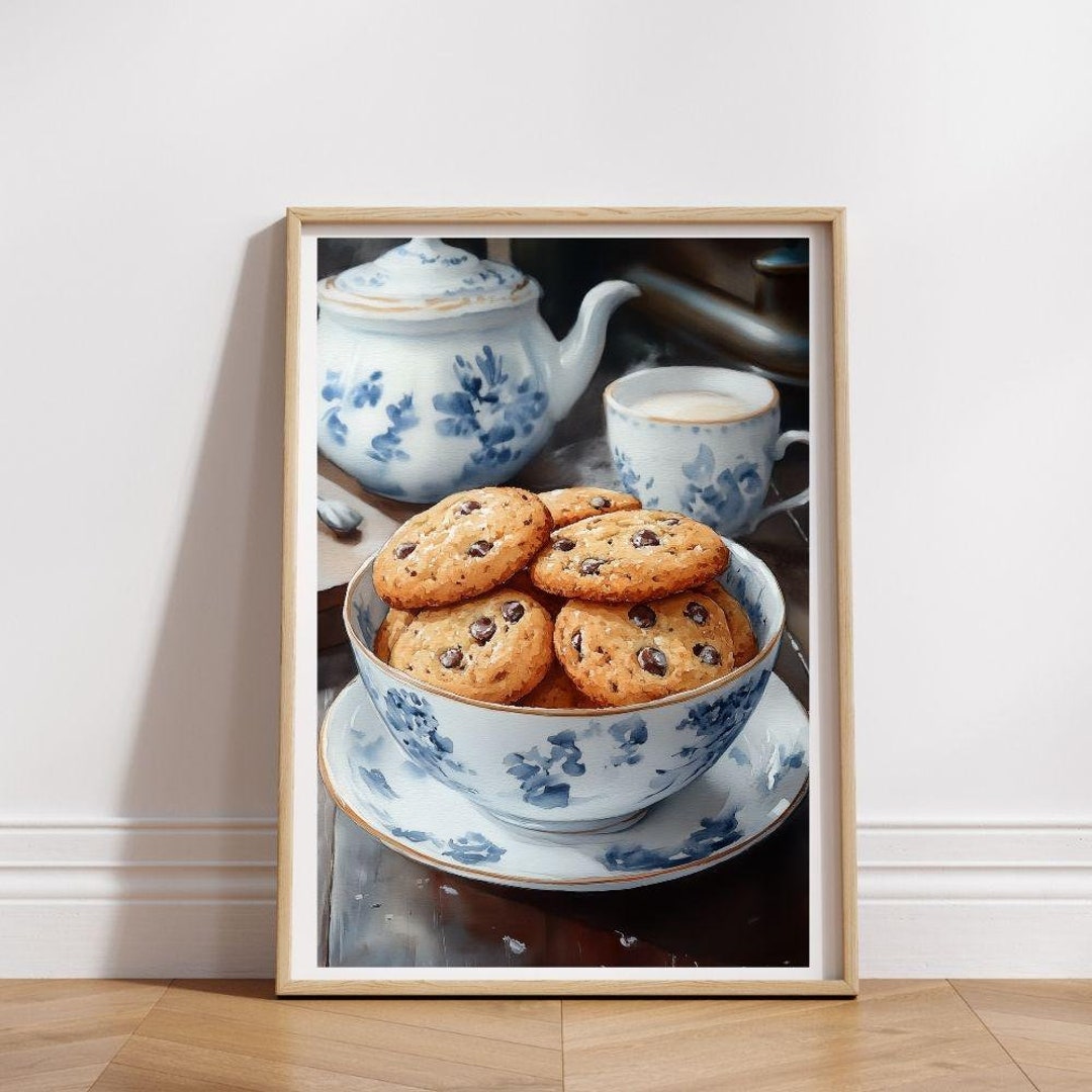 Cookies Poster Printable Painting Kitchen Wall Art Instant Download ...