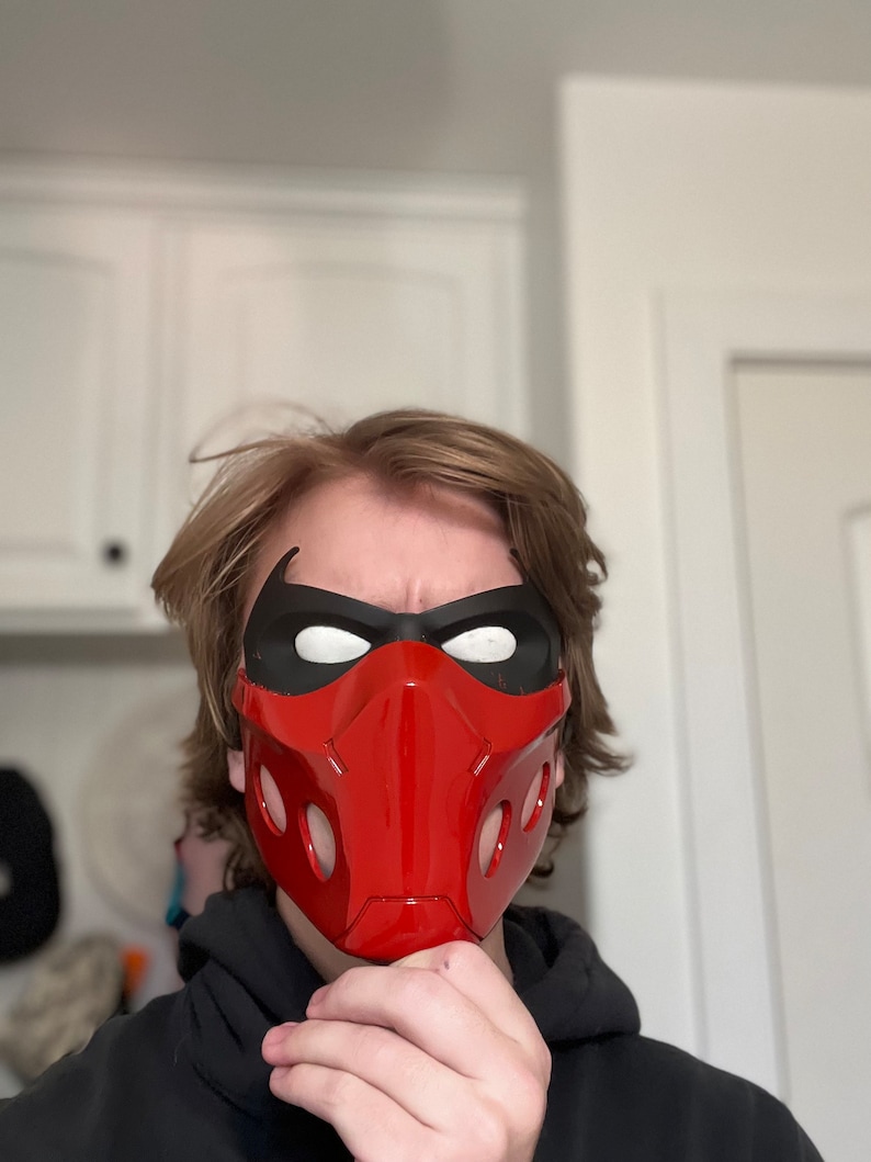 Red Hood Outlaw Custom 3d Printed Mask - Etsy UK