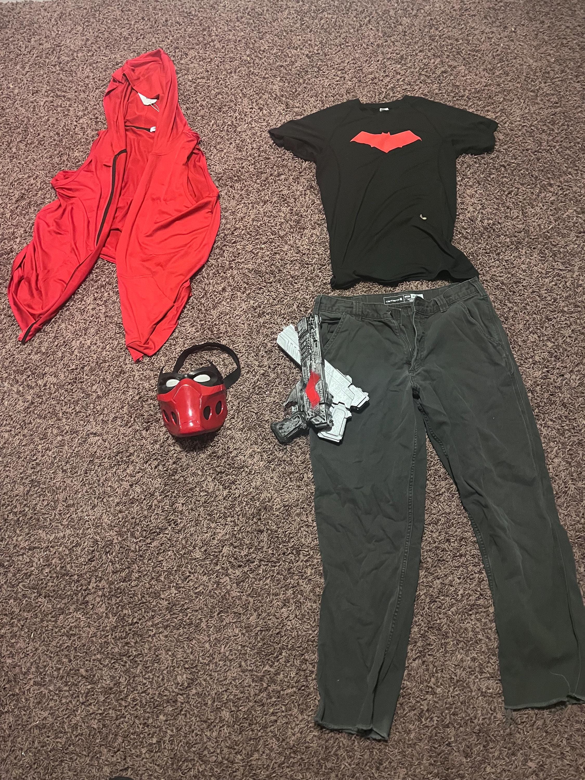 Red Hood Outlaw Full Costume With Props - Etsy