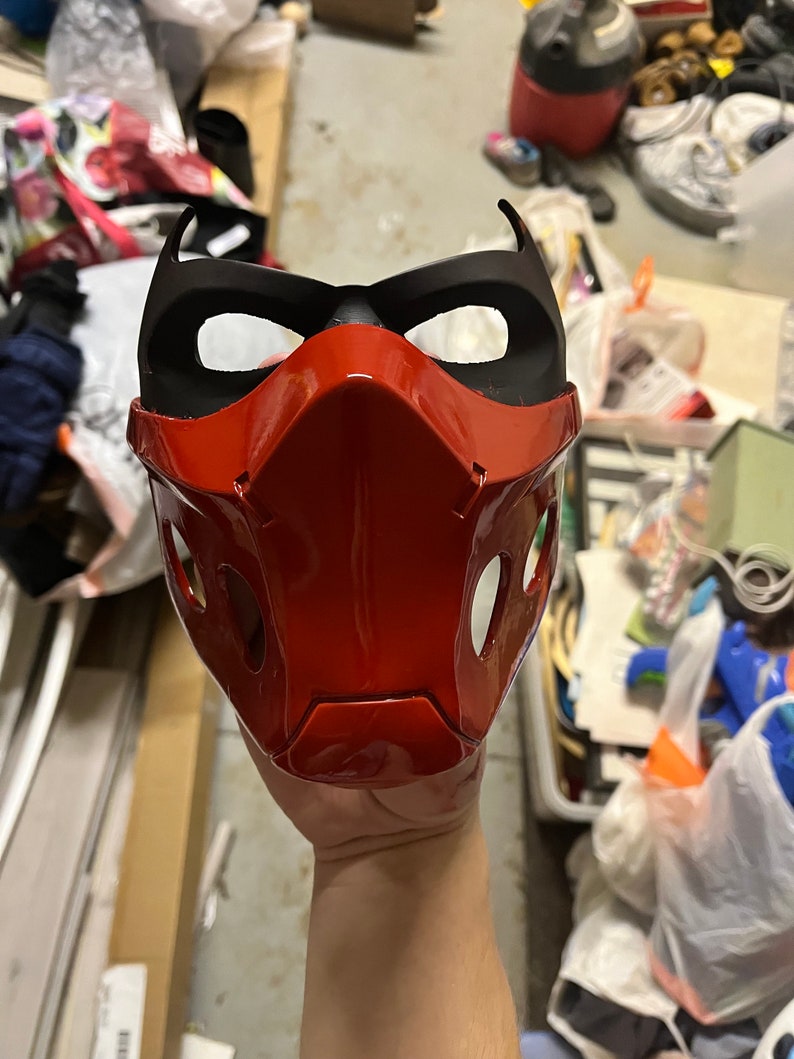 Red Hood Outlaw Custom 3d Printed Mask - Etsy UK