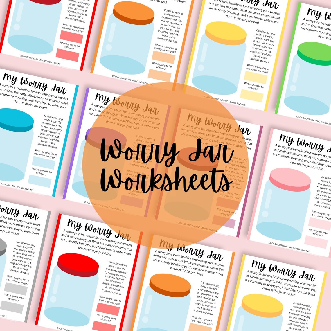 Worry Jars: an SEL Activity for Children | Therapist-created Digital ...