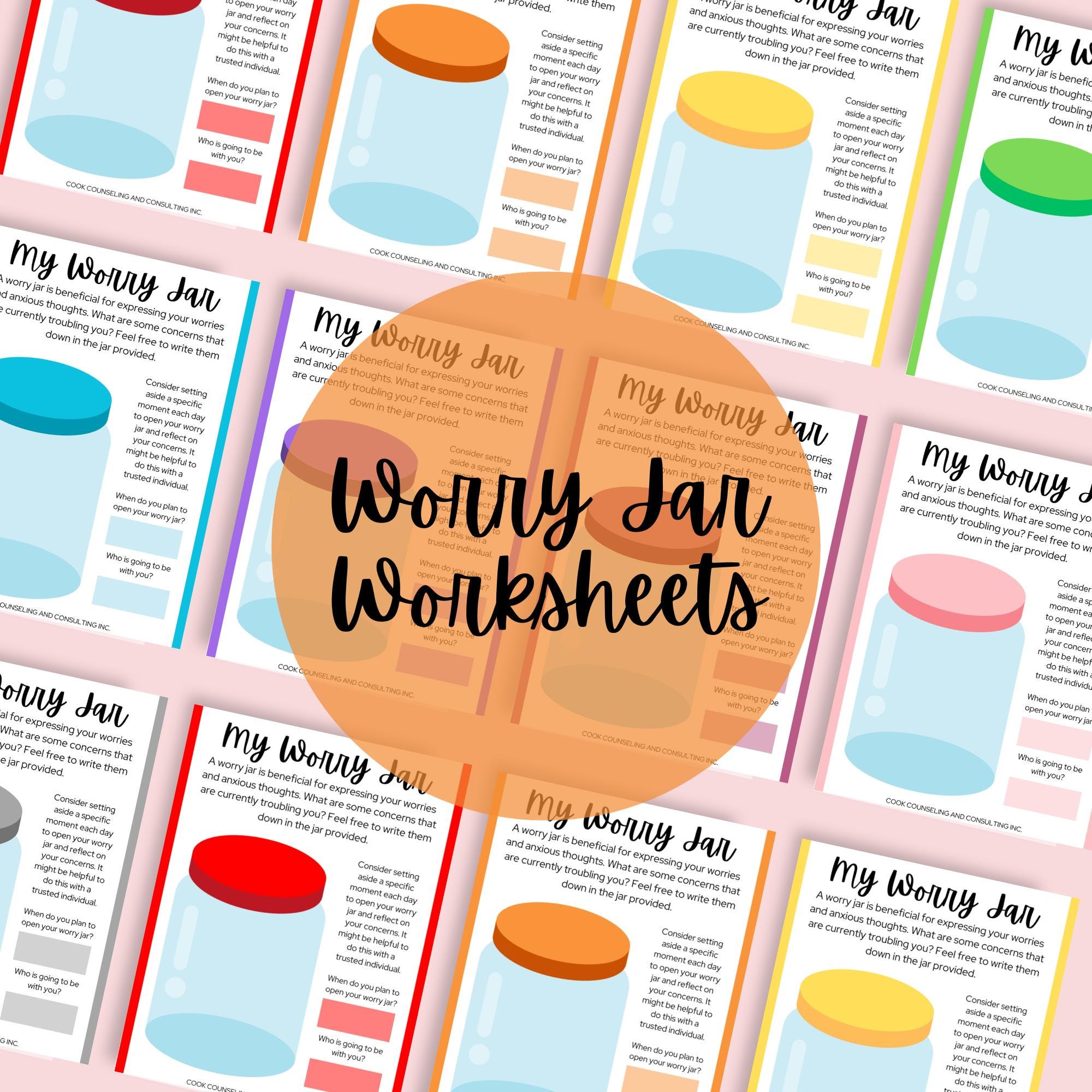 Worry Jars: an SEL Activity for Children | Therapist-created Digital ...