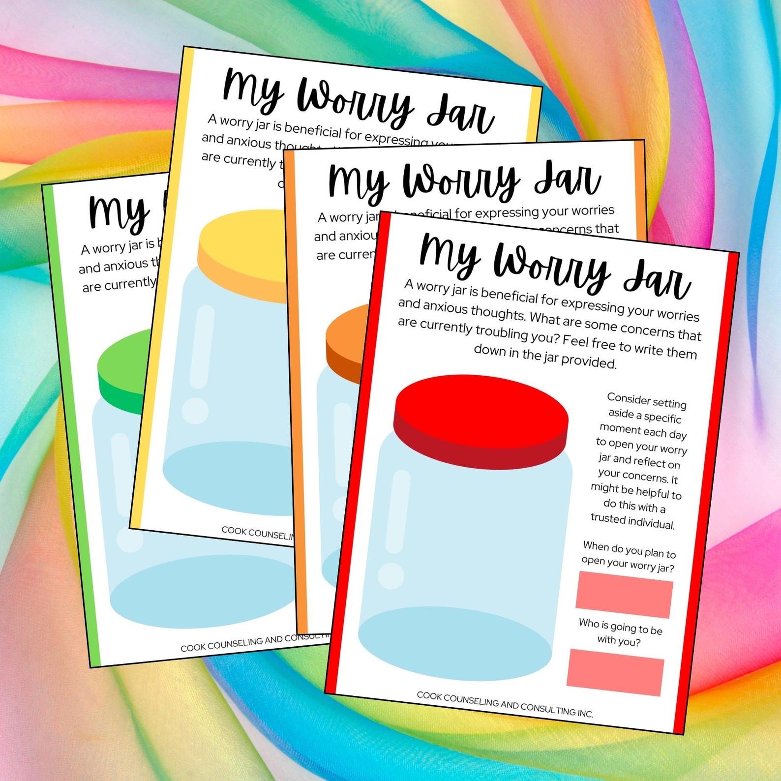 Worry Jars: an SEL Activity for Children | Therapist-created Digital ...
