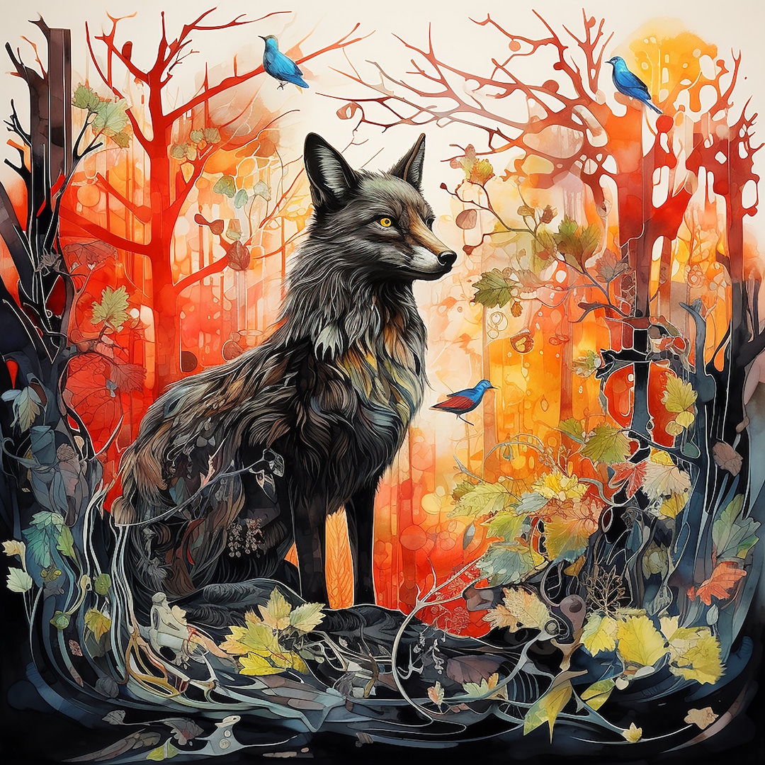 31 Woodland Fox Clipart, Autumn Forest Digital Art, Printable Fox ...