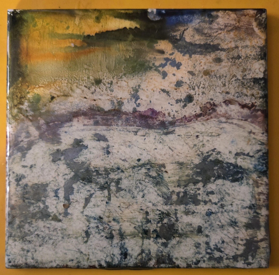 Alcohol Ink Ceramic Tile (5x5) - Etsy