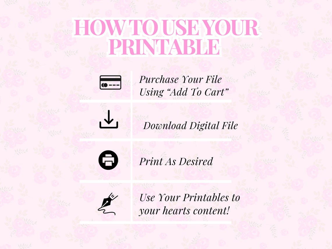 Self Care Checklist Coquette Pastel Pink PDF Printable Wellness Planner ...