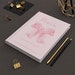 Coquette Pastel Pink Hardcover Journal With Bow Cute Aesthetic Notebook ...