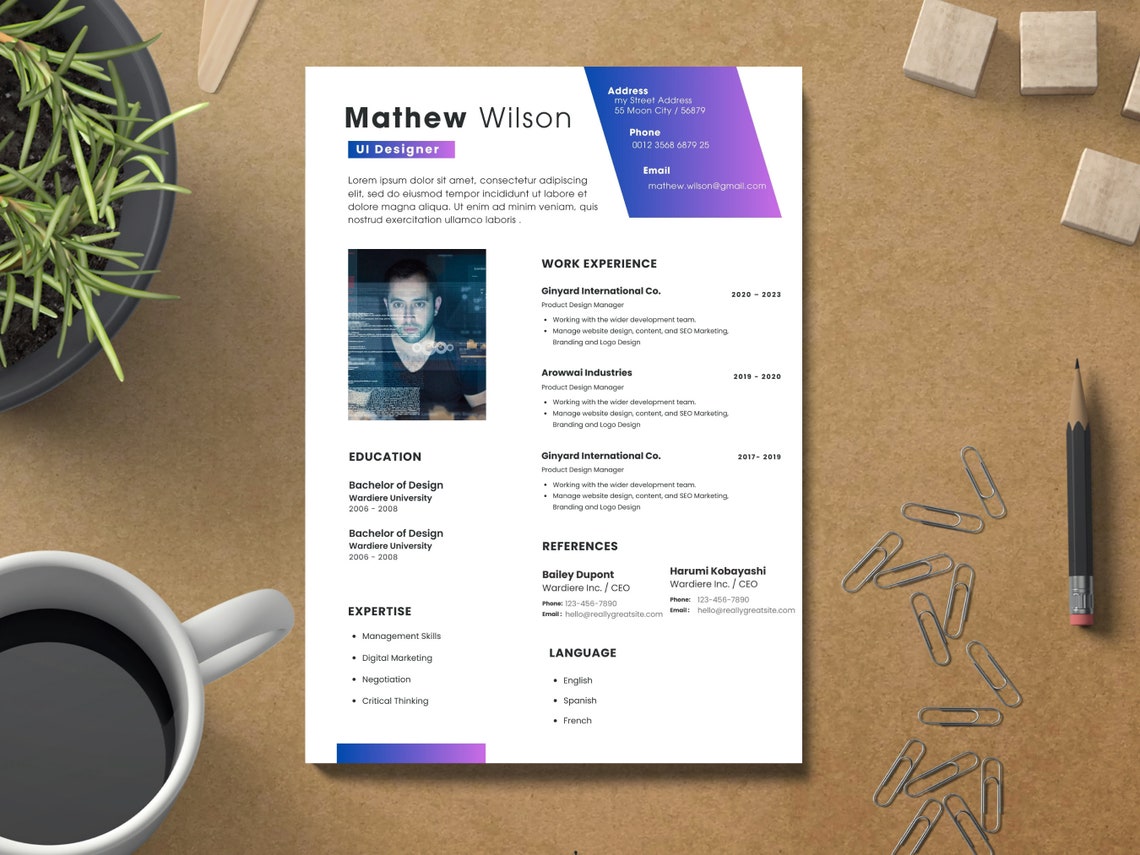 Turn Your Existing Resume Into Unique Professional Design Plus Cover ...