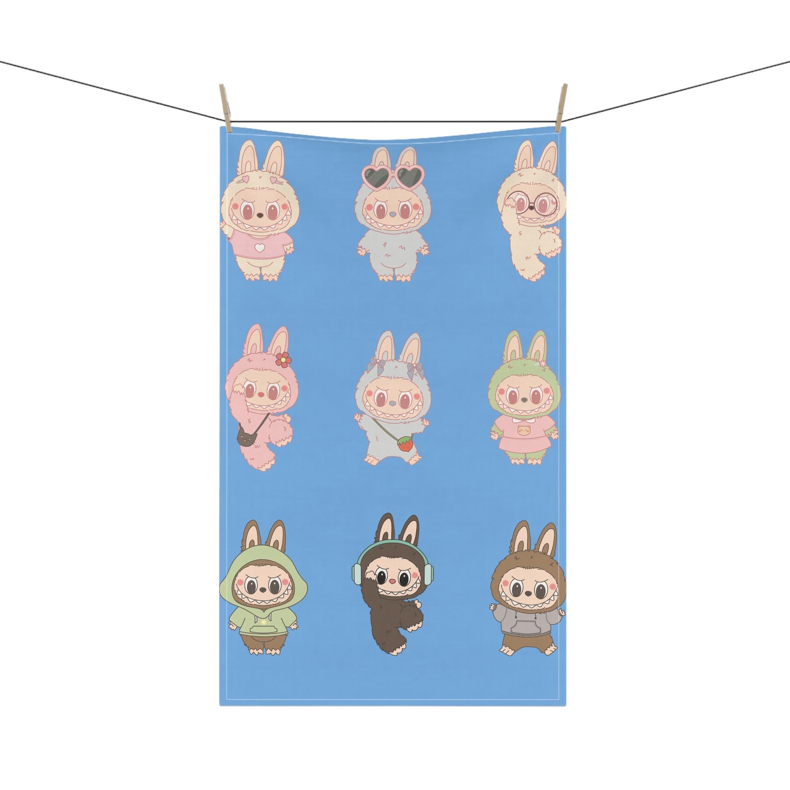 Paquete 12 lindos labubu para descarga digital, Diseño original Labubu ...