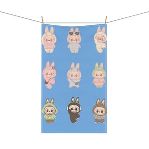 12 Cute Labubu Digital Download Pack, Original Labubu Design in Pastel ...