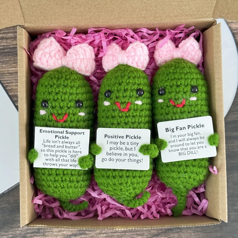 Emotional Support Pickle - Etsy